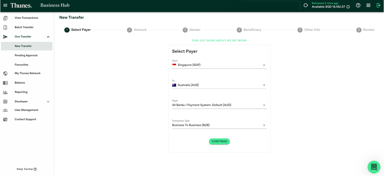 [Starter Guide] How to Use One Transfer? – Thunes